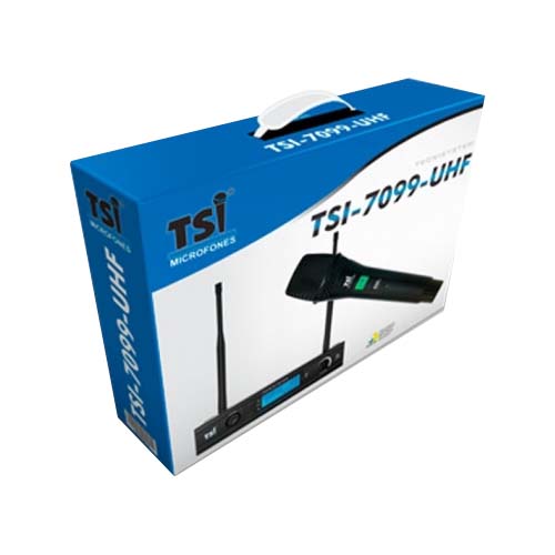 Microfone sem Fio UD-7099 UHF de Mão - TSI - Kalifa Áudio Som Profissional