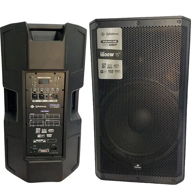 Caixa de Som Amplificada Ativa 15 - Kalifa Áudio Som Profissional