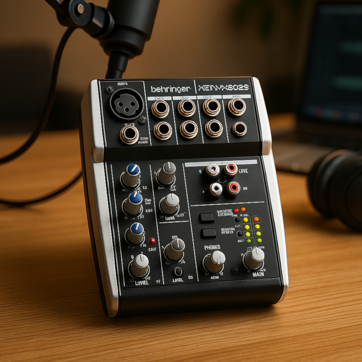 Behringer XENYX 502S 5 Entradas USB Streaming – Mixer Analógico ...