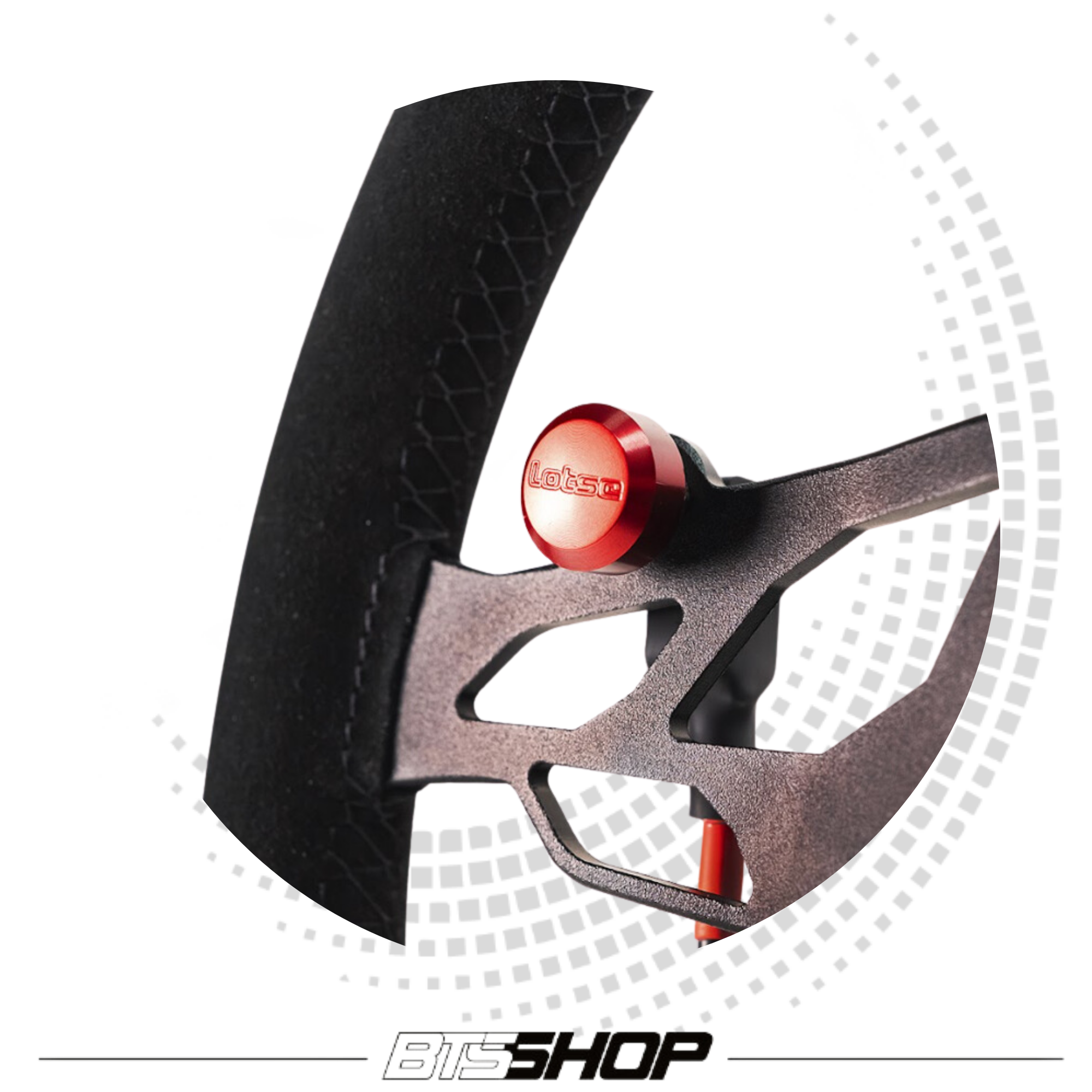 Volante Para Arrancada Lotse Promod Em Camurça Revestido - BTSSHOP