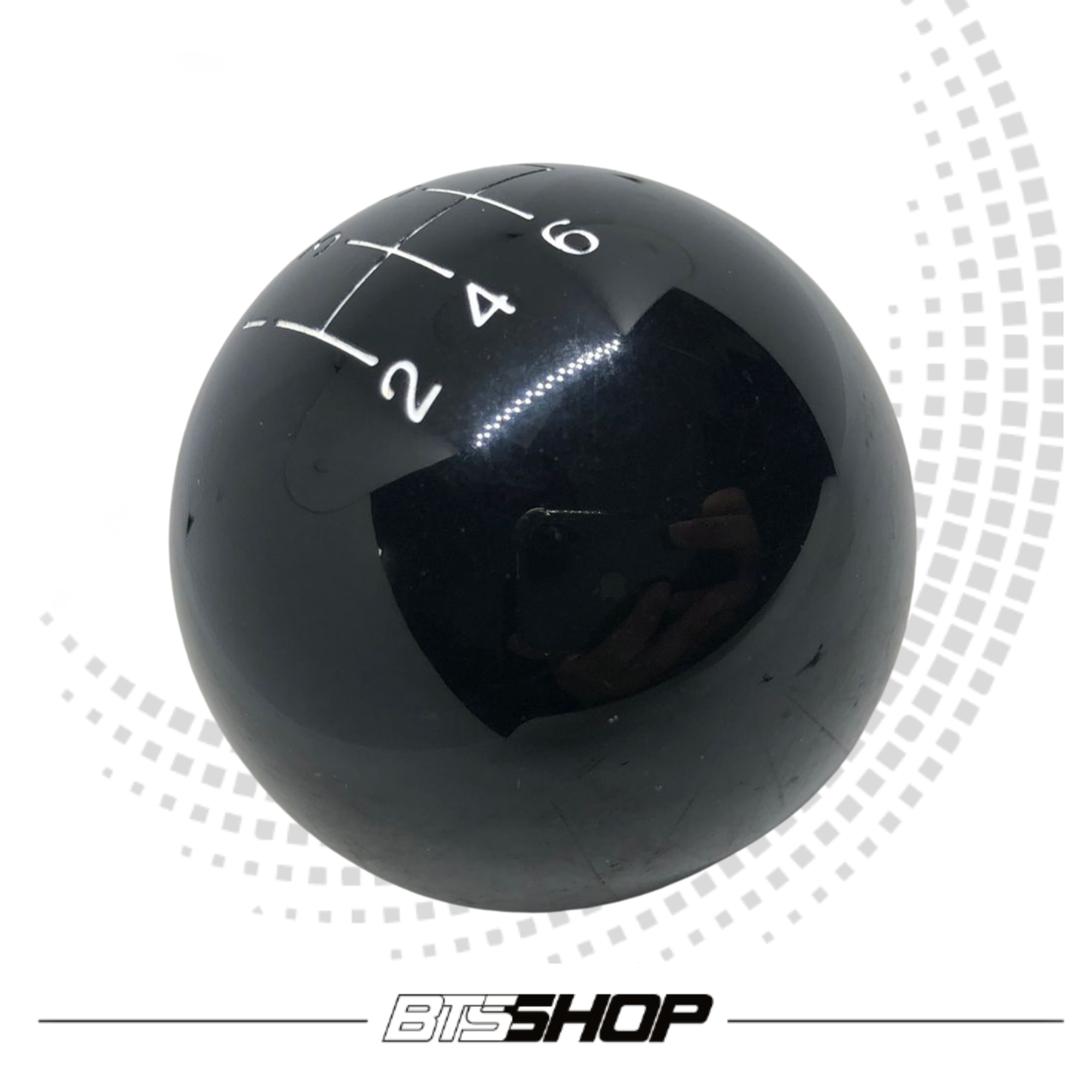 Manopla De Câmbio 6 Marchas Hurst Preta - BTSSHOP