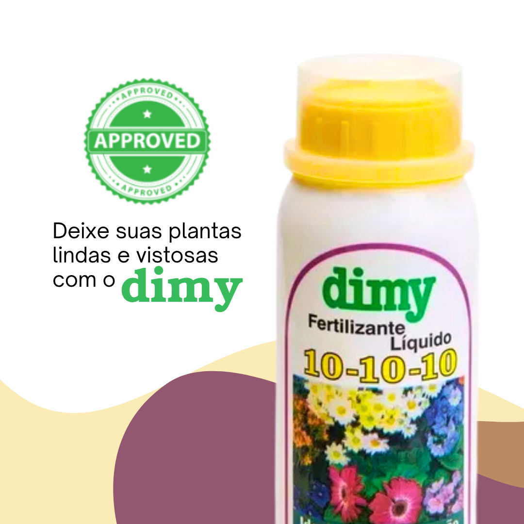 Adubo Fertilizante 10-10-10 500ml Dimy - Yuri Home Garden