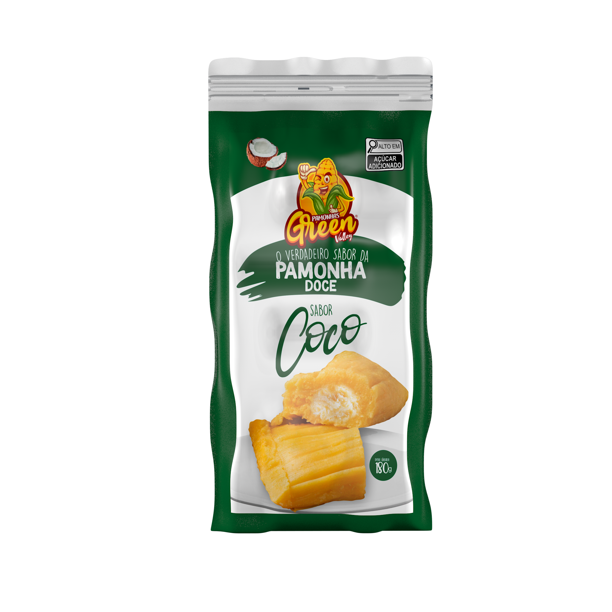 PAMONHA DOCE SABOR COCO - Pamonhas Green Valley