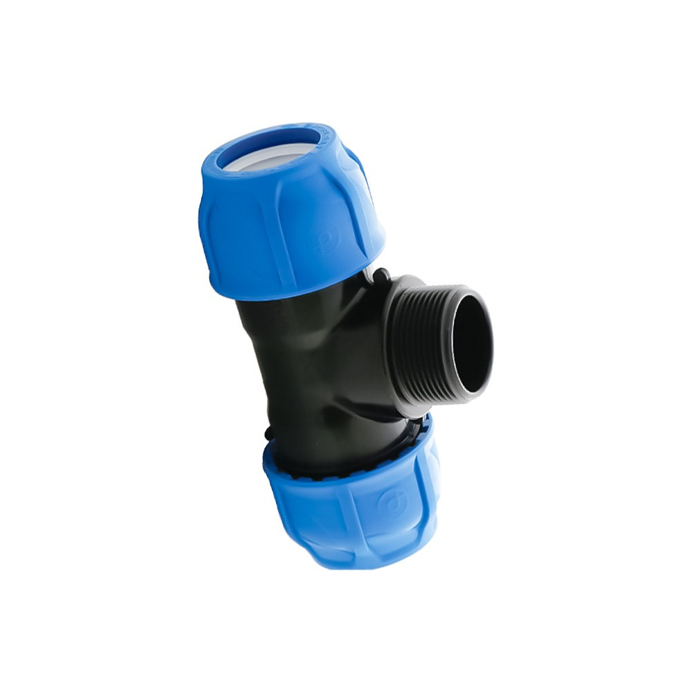 Tê De Compressão PP 75x75mm - Rosca Macho 3'' - Aqua Plastic | Tubos ...