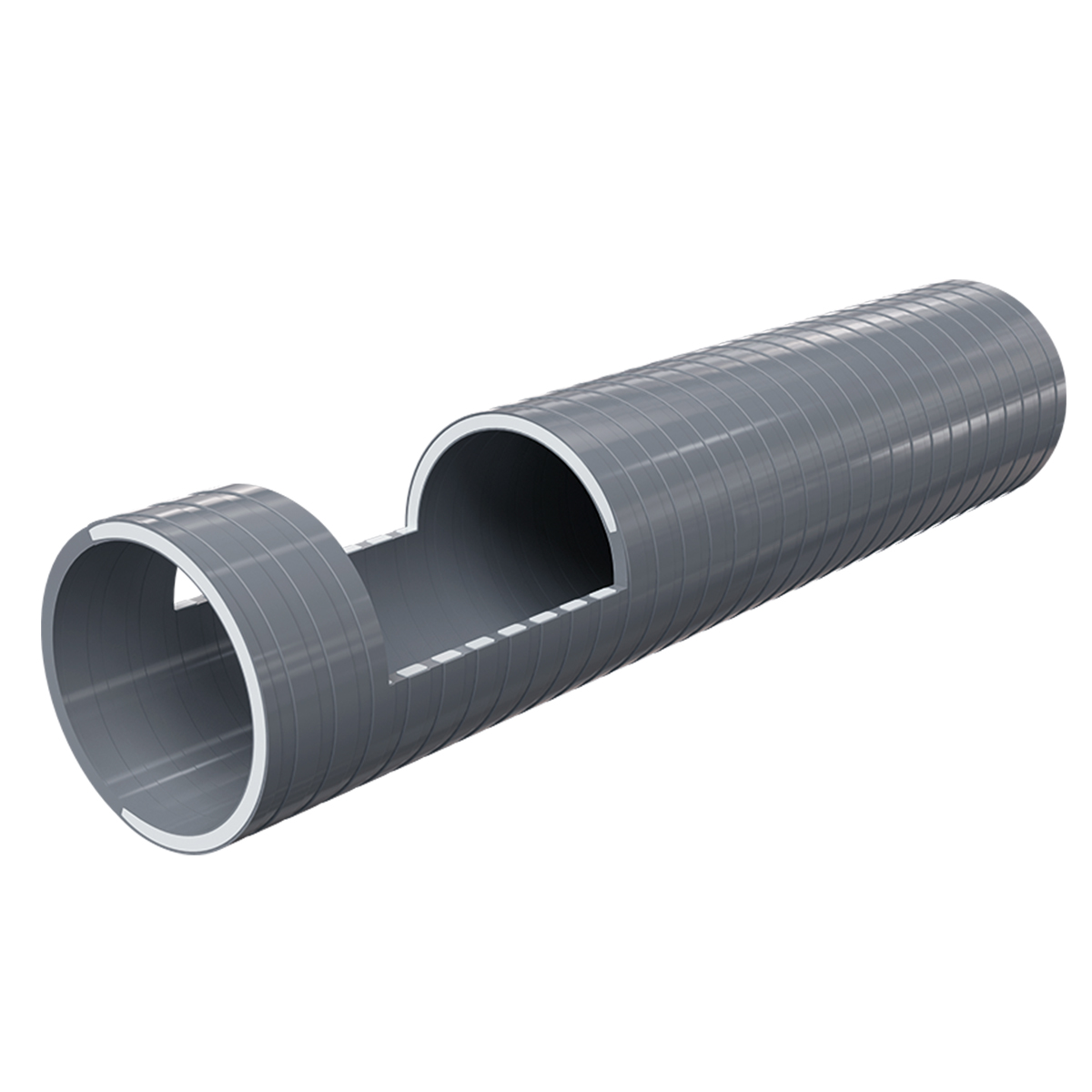 Tubo PVC-U Flexível 50mm de 50m - Hidroflex - Aqua Plastic | Tubos ...