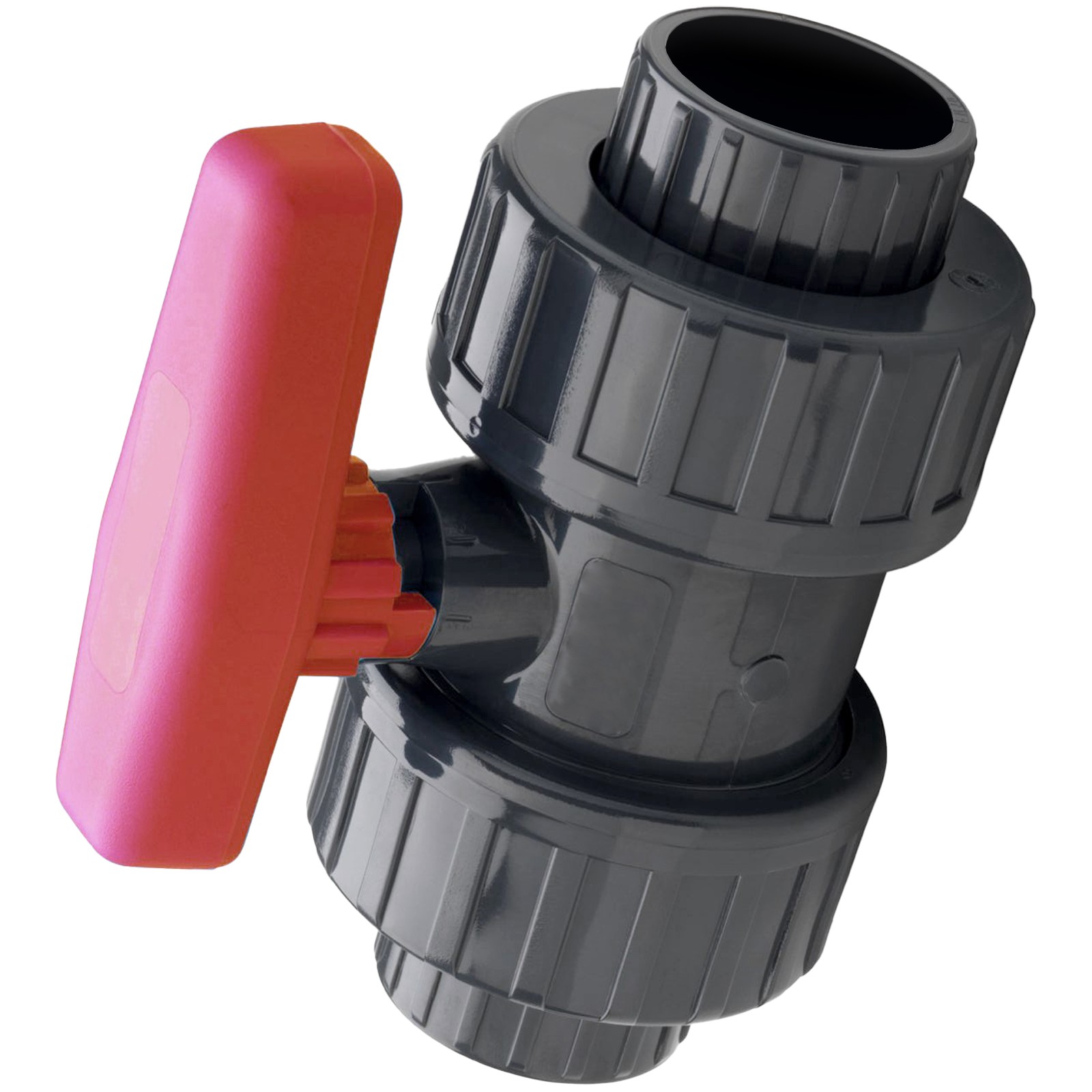 Válvula De Esfera PVC-U Dupla União F/F 1" PN16 - Solda - Aqua Plastic ...