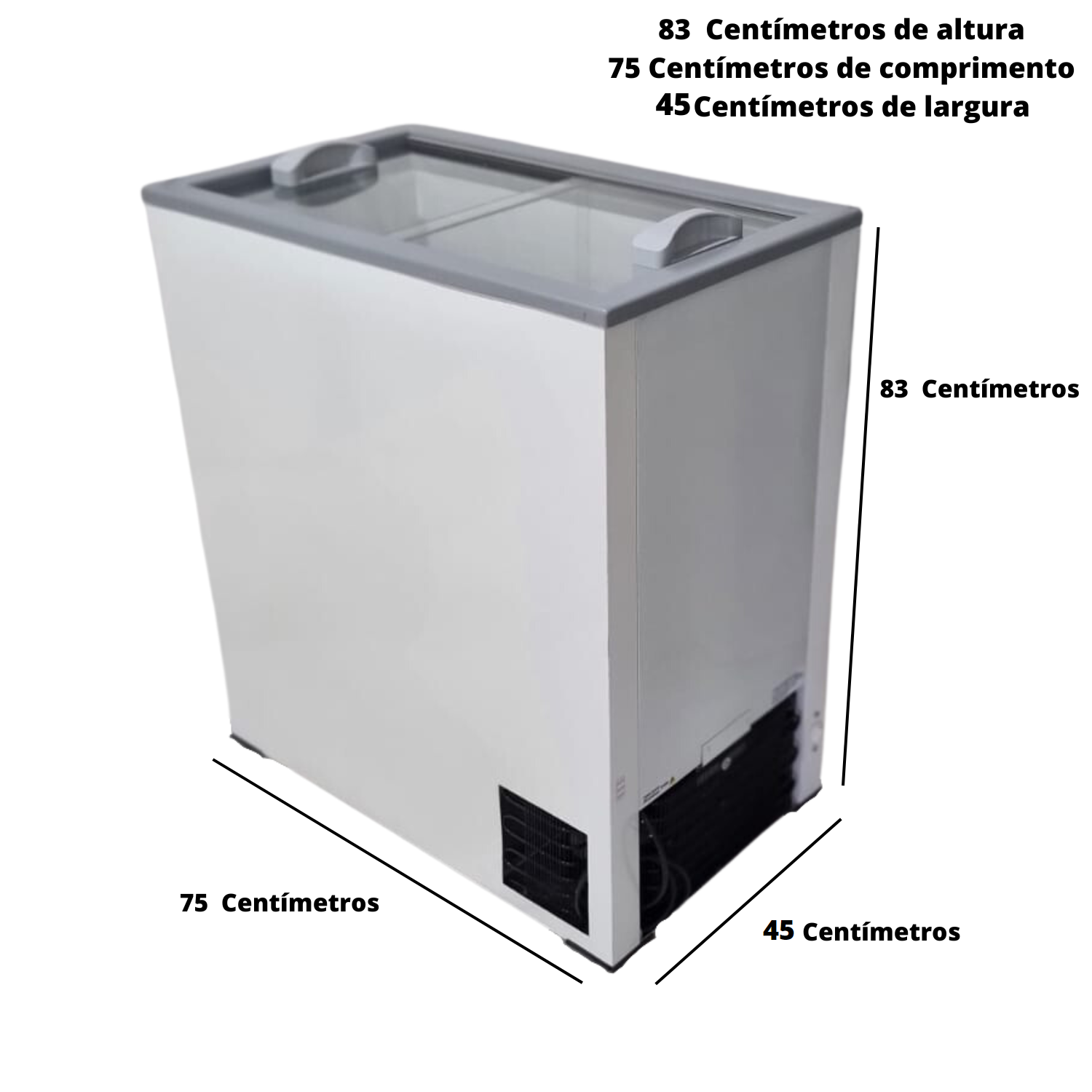 Freezer 150 Litros Expositor 12/24 - Junges