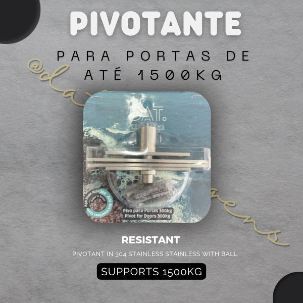 PIVOTANTE DESCENTRALIZADO 1500KG - DAT ferragens