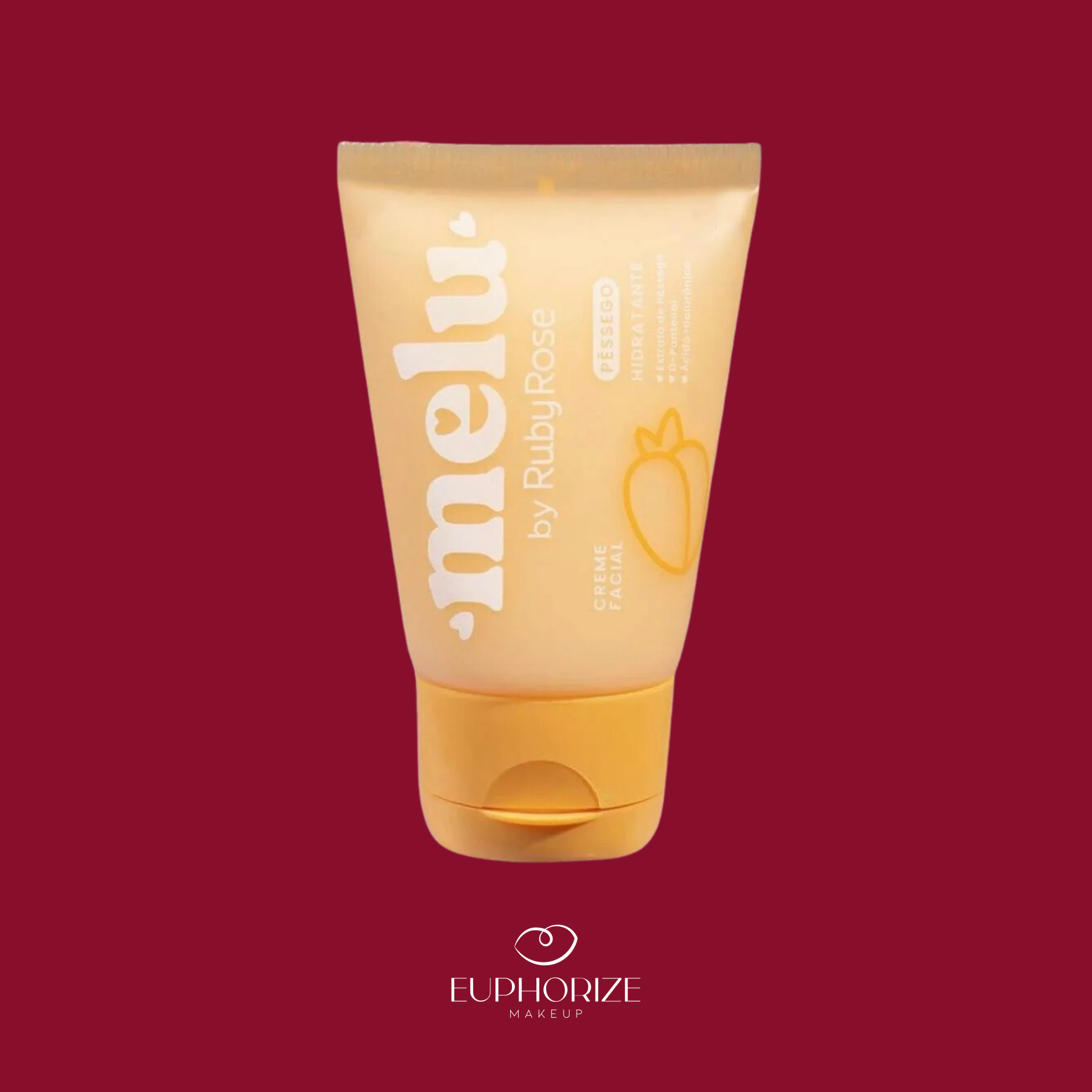 CREME FACIAL PESSEGO- MELU- RUBY ROSE - Euphorize Makeup
