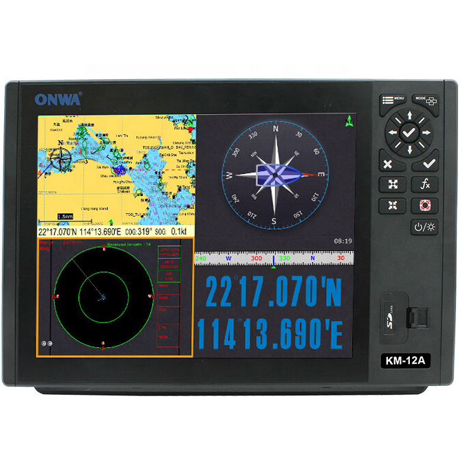 Gps Maritimo Onwa Km-12A - Mapas Brasil - Transponder Ais - Loja ...
