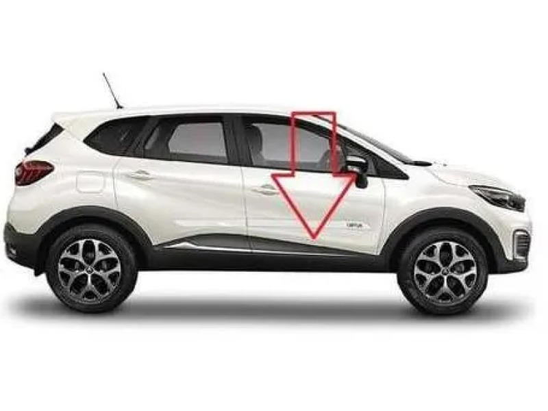 Friso Lateral Renault Captur 2.0 16V - 2018 até 2021 - 808204078R ...