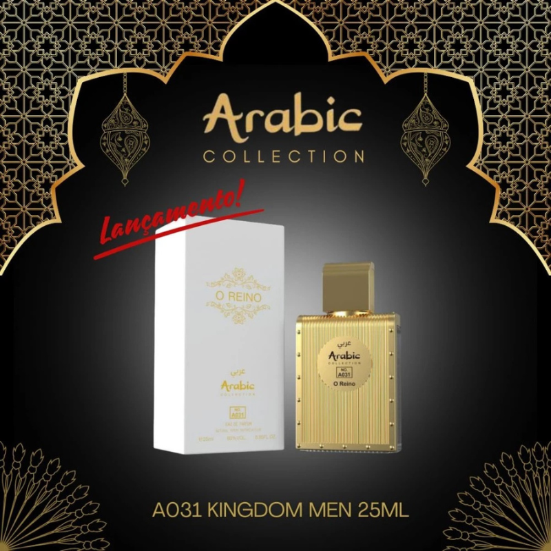 Perfume Árabe A031 Reino - Arabic Collection - (Frasco 25ml) - Loja On ...