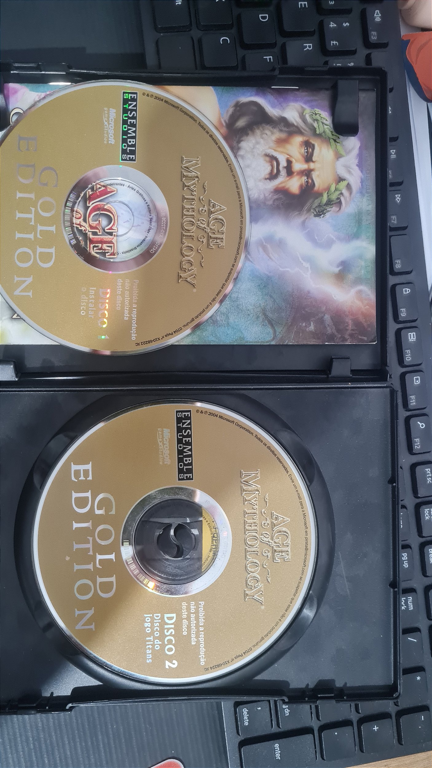 Jogo Age of Mythology gold edition Mídia Física Original BR - Retro Pc ...