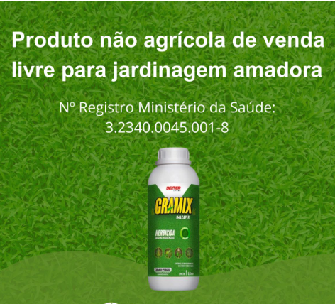 Herbicida Seletivo Para Gramados Gramix 1L - Dexter - AgroJão