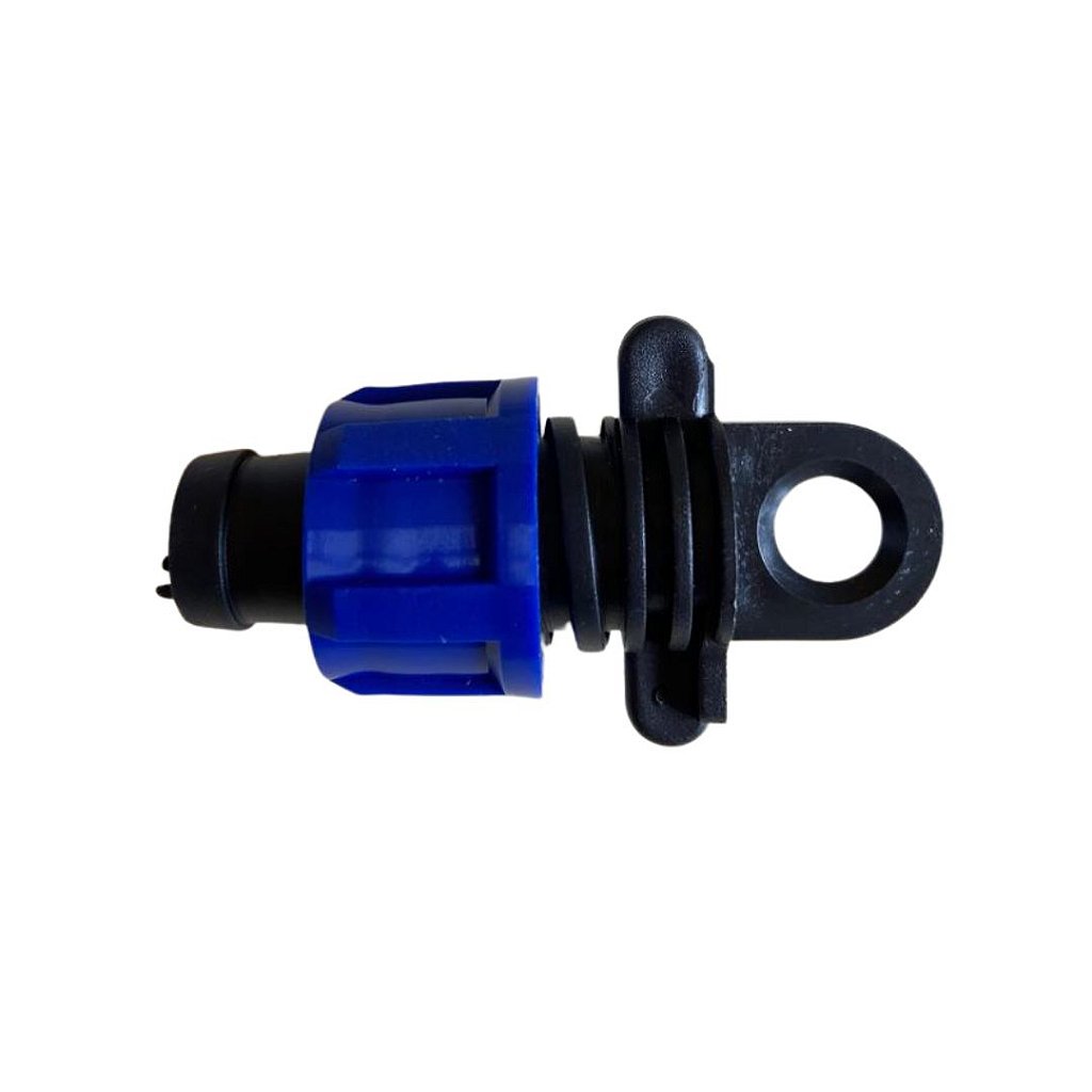 Conector Final Com Anel Azul 100 unidades - Netafim - AgroJão