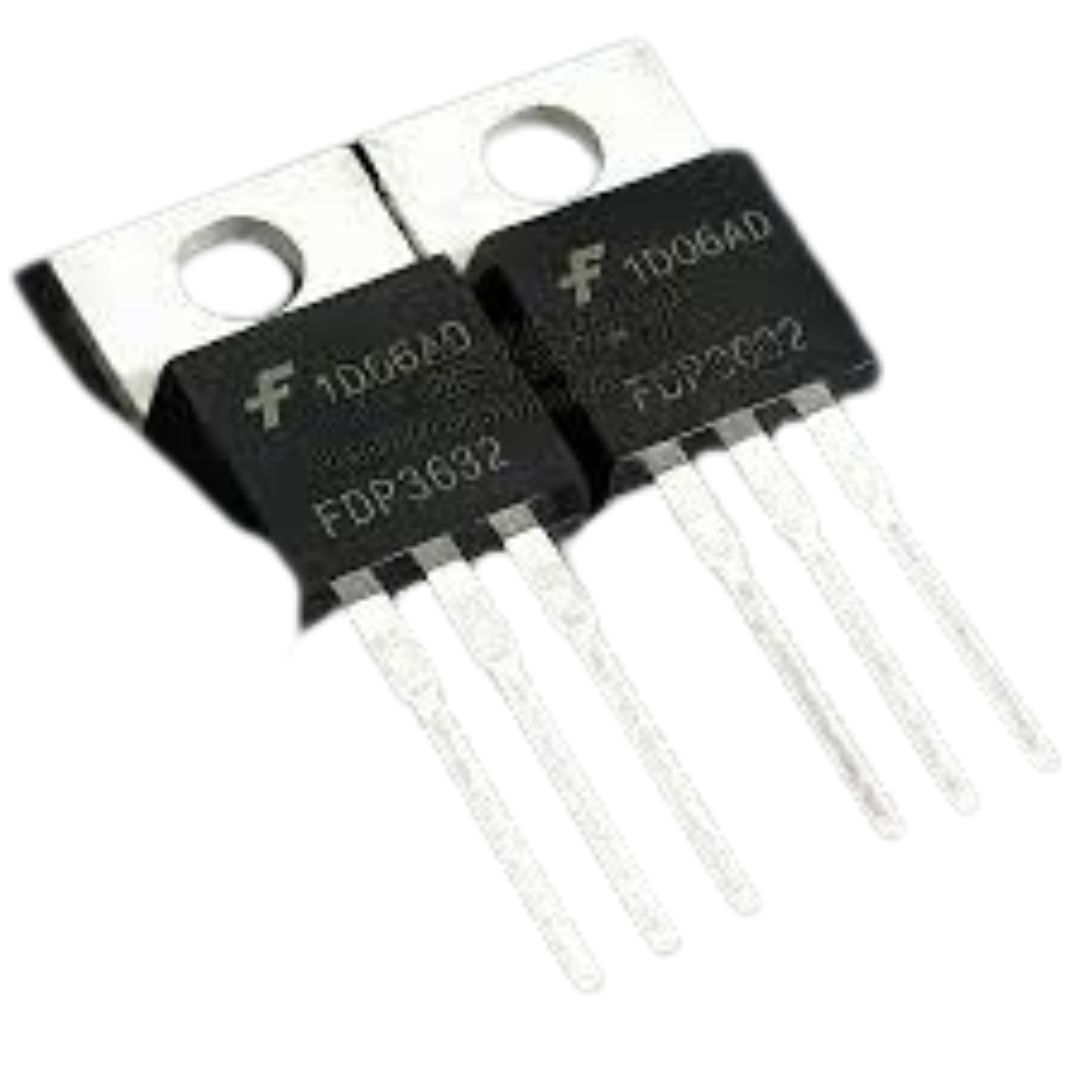 FDP3632 Fairchild – MOSFET N-Channel 100V 80A Encapsulamento TO-220 PT ...