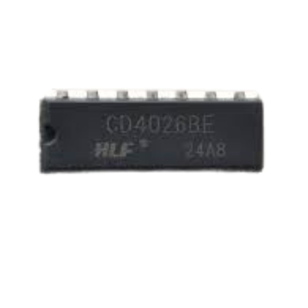 CD4026BE – CI Contador e Driver de Display 7 Segmentos DIP-16 PTH ...