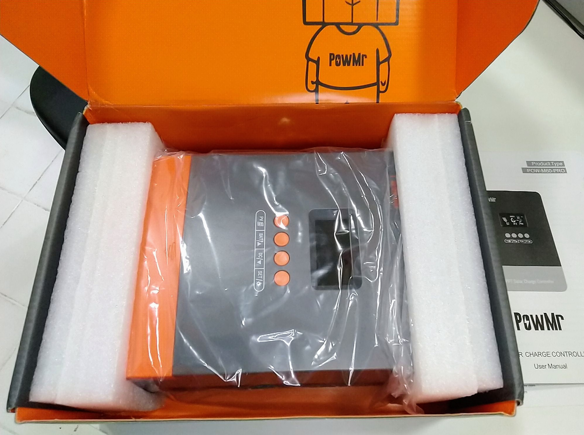 Controlador Solar MPPT 60A PowMr - Loja Zero Meia Dois Energia