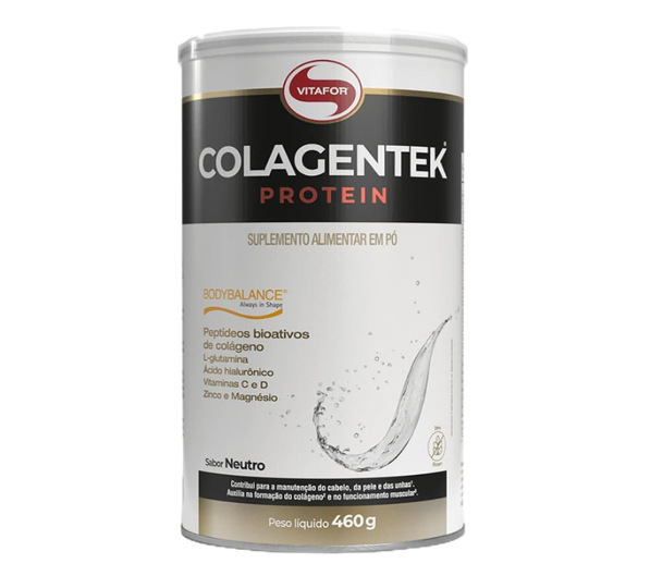 COLAGENTEK PROTEIN VITAFOR POTE 460G SABOR NEUTRO - Casarão Suplementos