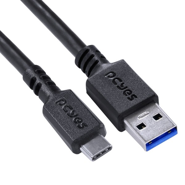 Cabo USB Tipo C 3.0 PCYes 1 metro - P3UACP-1 Preto - Informática e Eletro