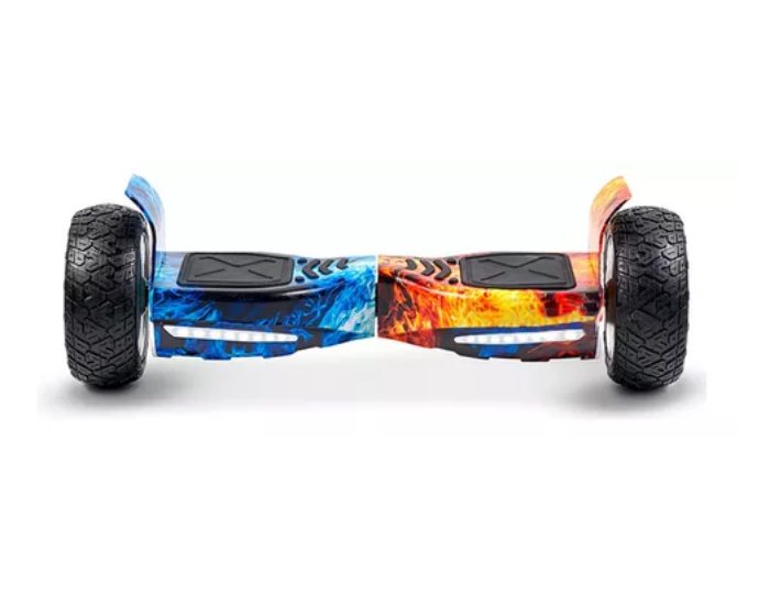 Hoverboard Original Skate Elétrico 8.5 Offroad Led Bluetooth Fogo e Ge ...
