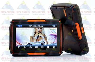 GPS para Motocicletas de 4,3" IPX7 256MB RAM com 8GB e Bluetooth + iGO ...