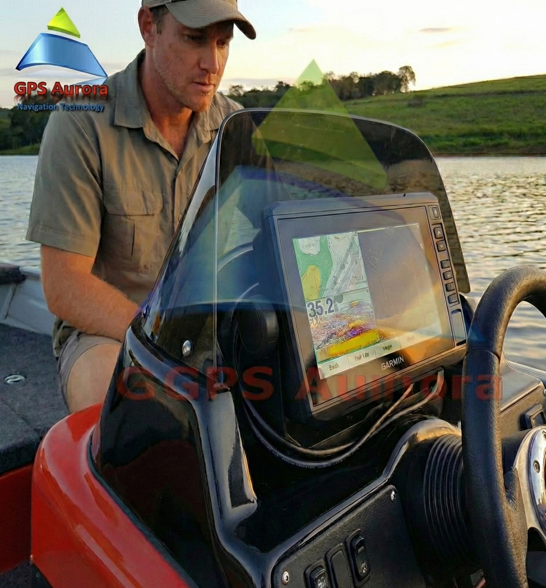 GPS Garmin Echomap 73CV Plus UHD2 Tela de 7" com Transdutor GT20-TM ...