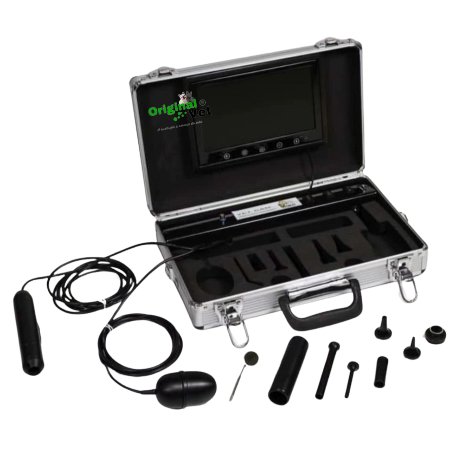 VET CAM na MALETA + SCANNER 350X - Original Vet - Loja de Equipamentos e Móveis Veterinários.
