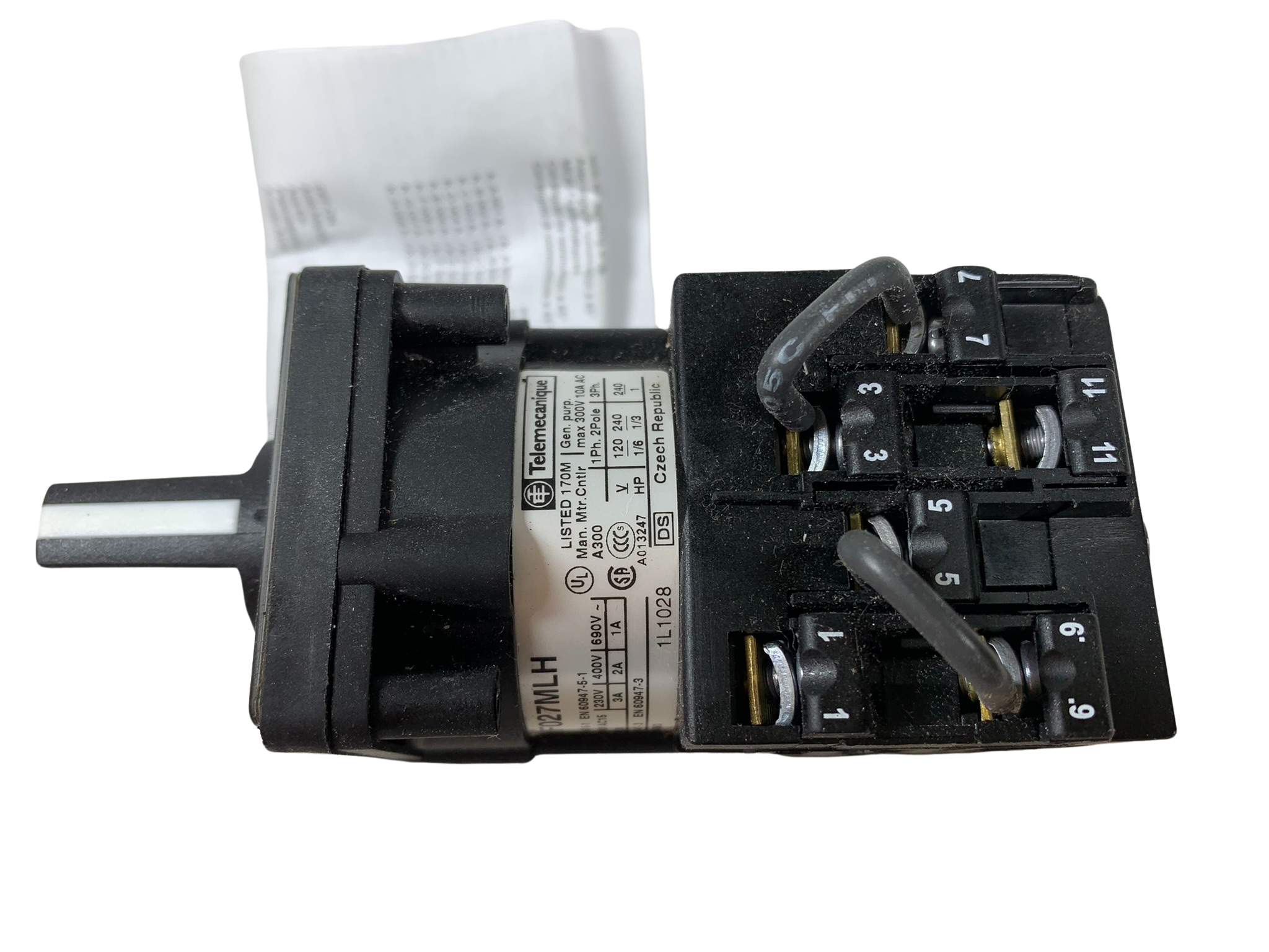 Comutador rotativo voltímetro fase fase neutro K1F027MLH - Queima ...