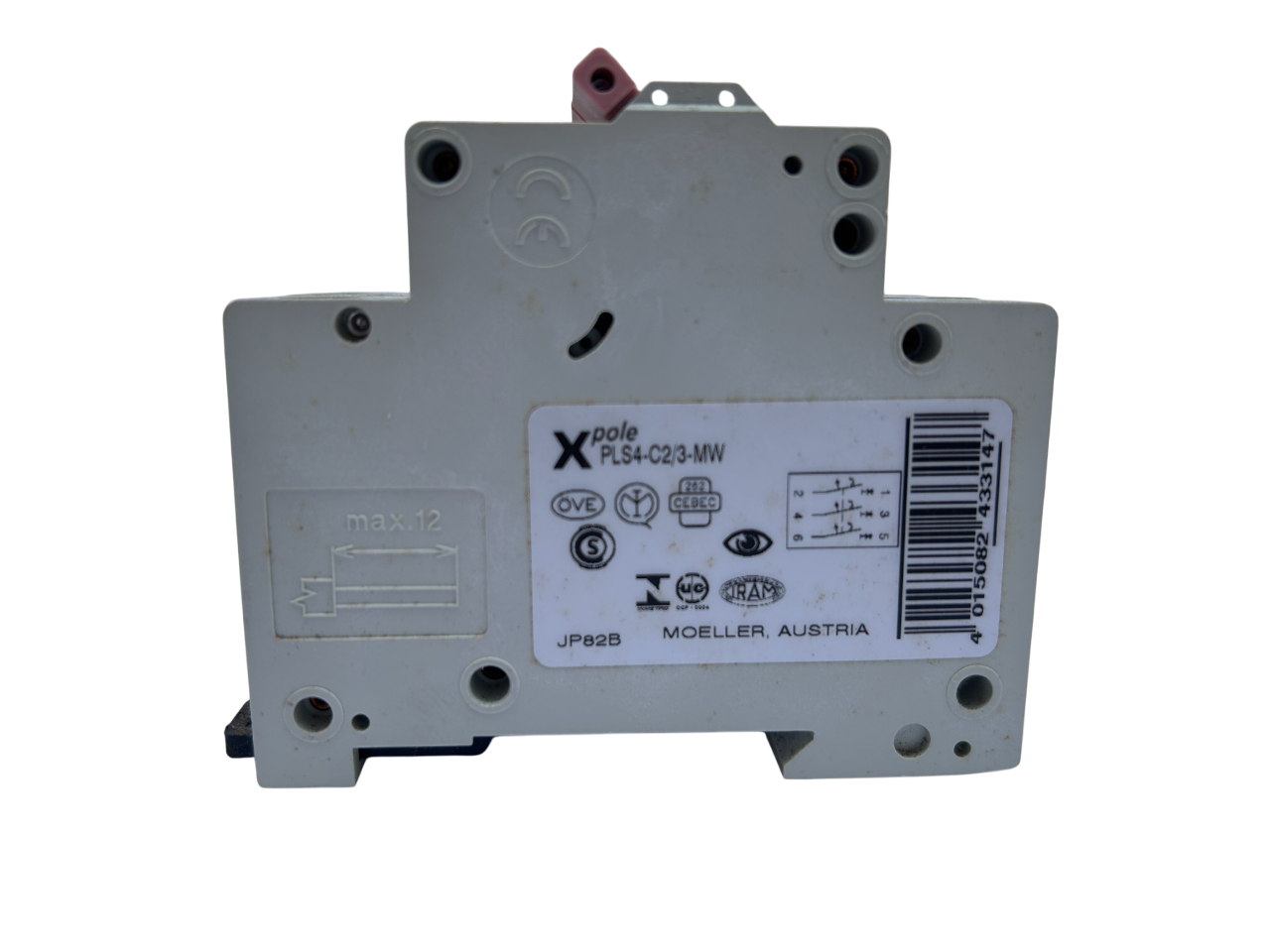 Disjuntor tripolar 2A curva C 4,5kA PLS4-C2/3-MW 243314 - Queima ...