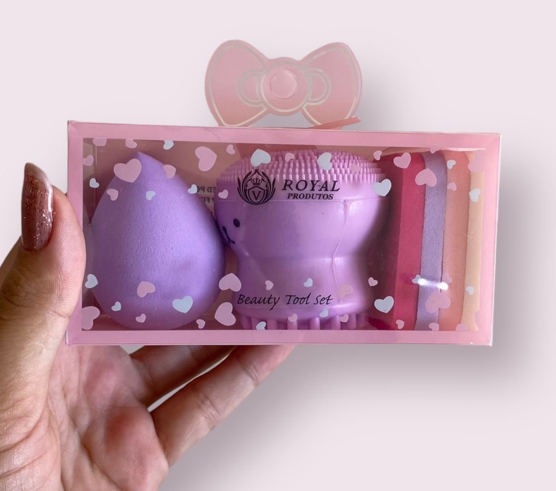 Kit Esponja c/ esponja polvo - Inside make Cwb