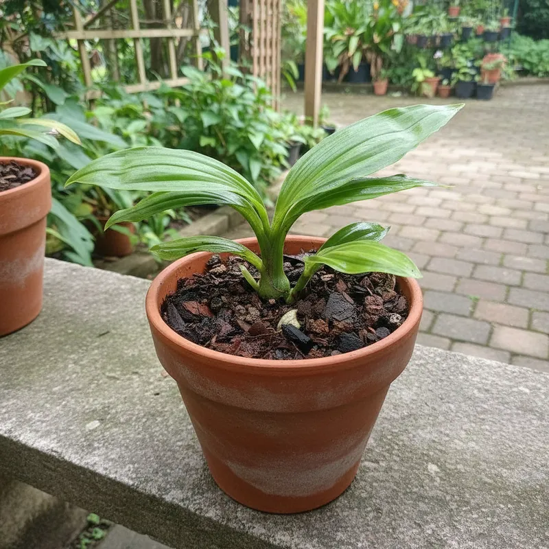 Phaius Tankervilleae Alba - Orquidário Nhá Mercedes