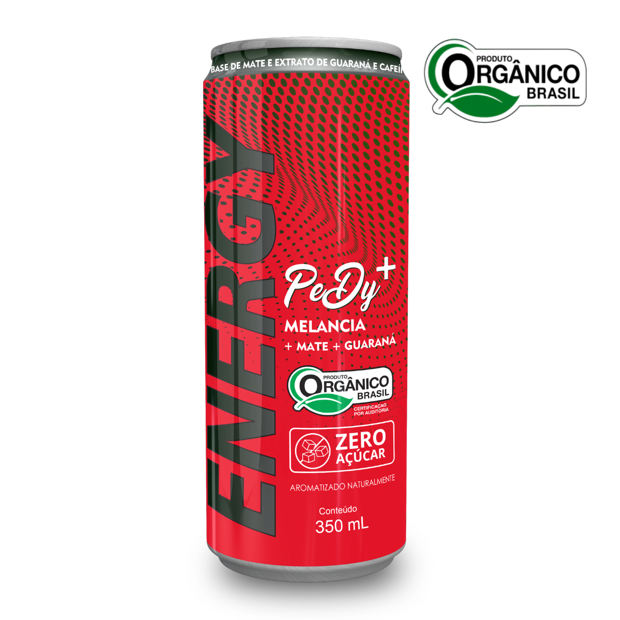 Kit 6 Energético Energy Orgânico Zero Açúcar Melancia Mate Guaraná ...