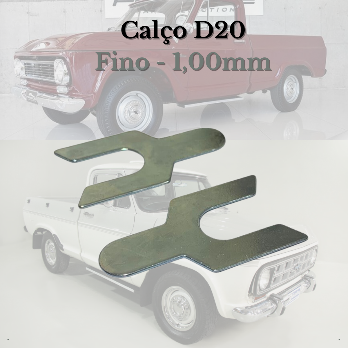 Calço Cambagem Fino 1,00mm D20/D10/C14/C10 - 50 Pçs | Loja Rpkar ...