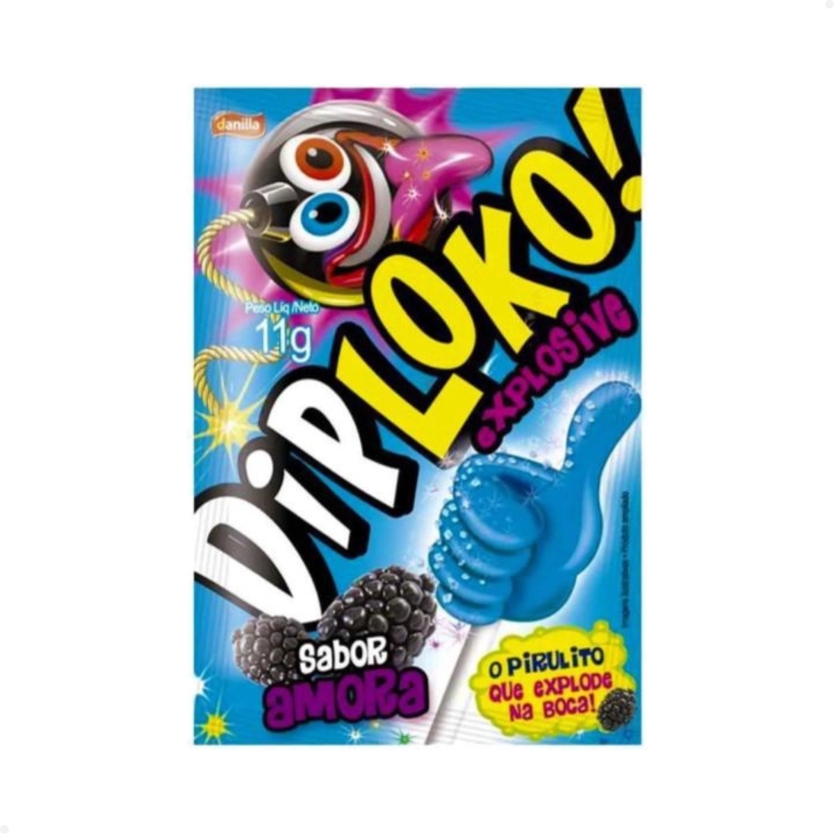 Pirulito Diploko Explosive Amora 11g - Danilla 15 Unidades - Ofertas em ...