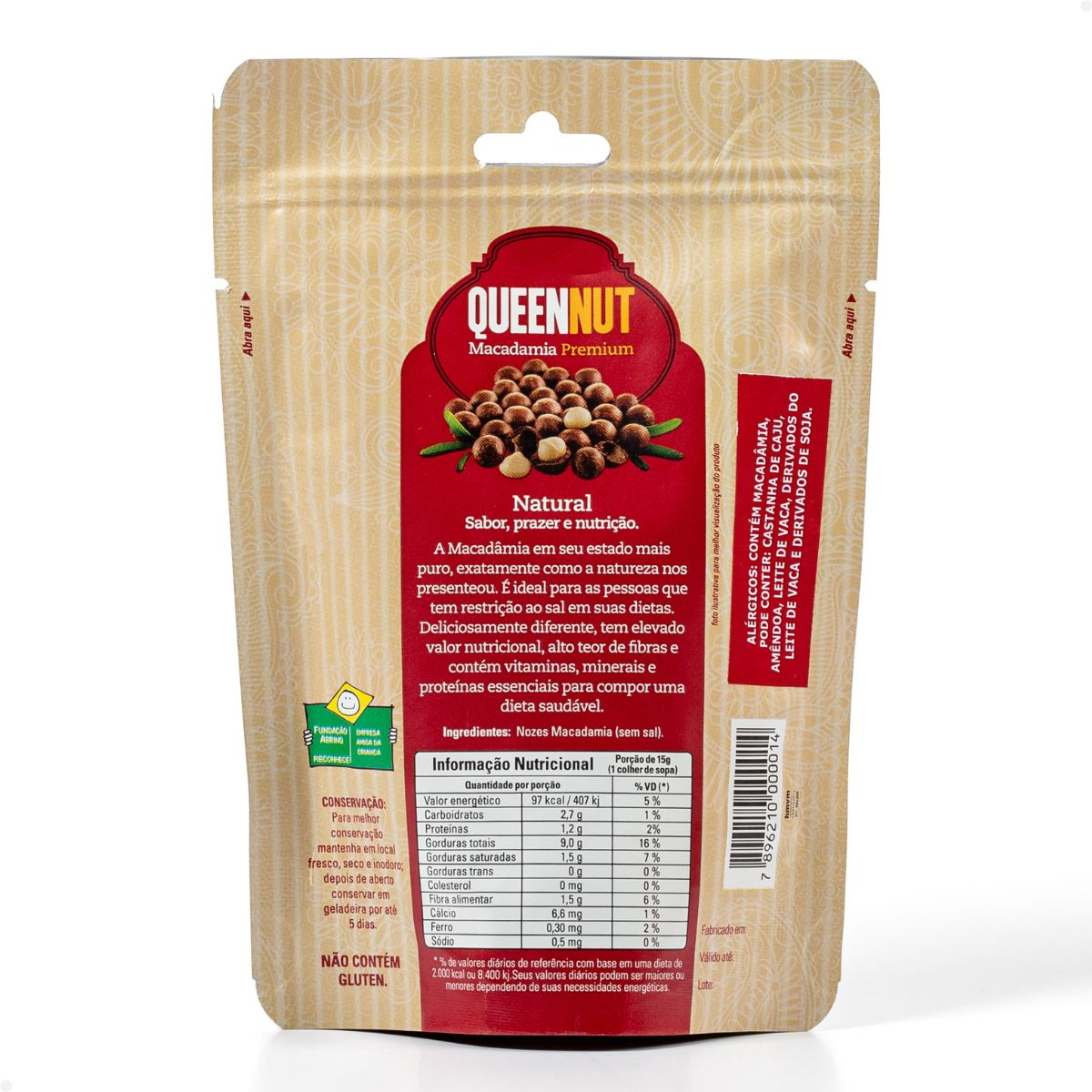 Macadâmia Natural Premium 100g - QueenNut #LeveMaisPagueMenos - Ofertas ...