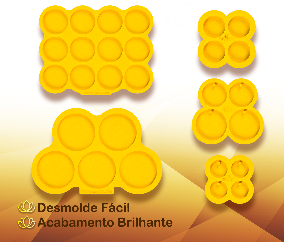 MOLDE CIRCULOS - EM015 - ervanamoldes