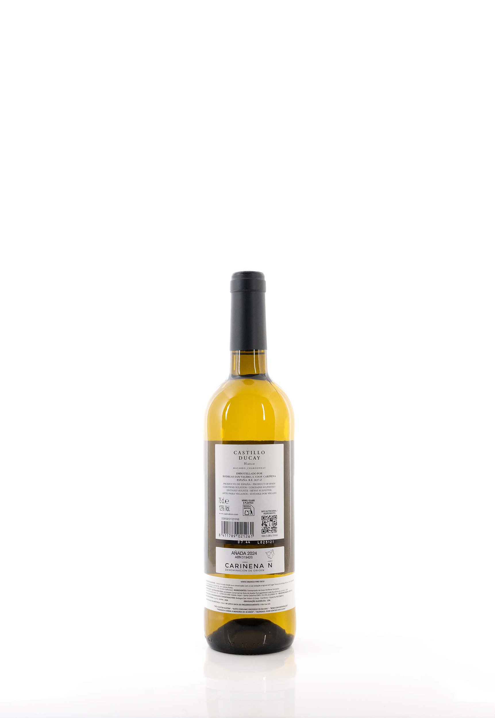 Vinho Branco Castillo Ducay San Valero 2024 750ml - Vin and Wines