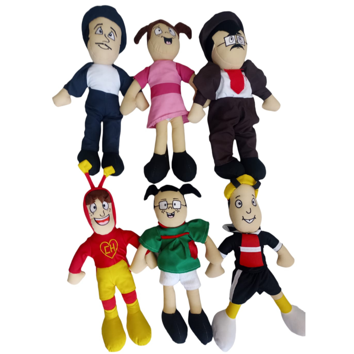 Pelúcia Turma do Chaves Professor Girafales 44 Cm Grande - Lojacamargokids