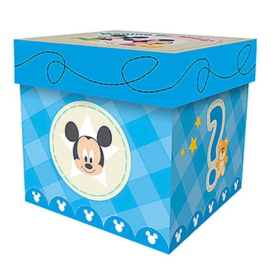 Festa Disney Baby - Caixa Surpresa Cubo Baby Disney Chá de Revelação ...