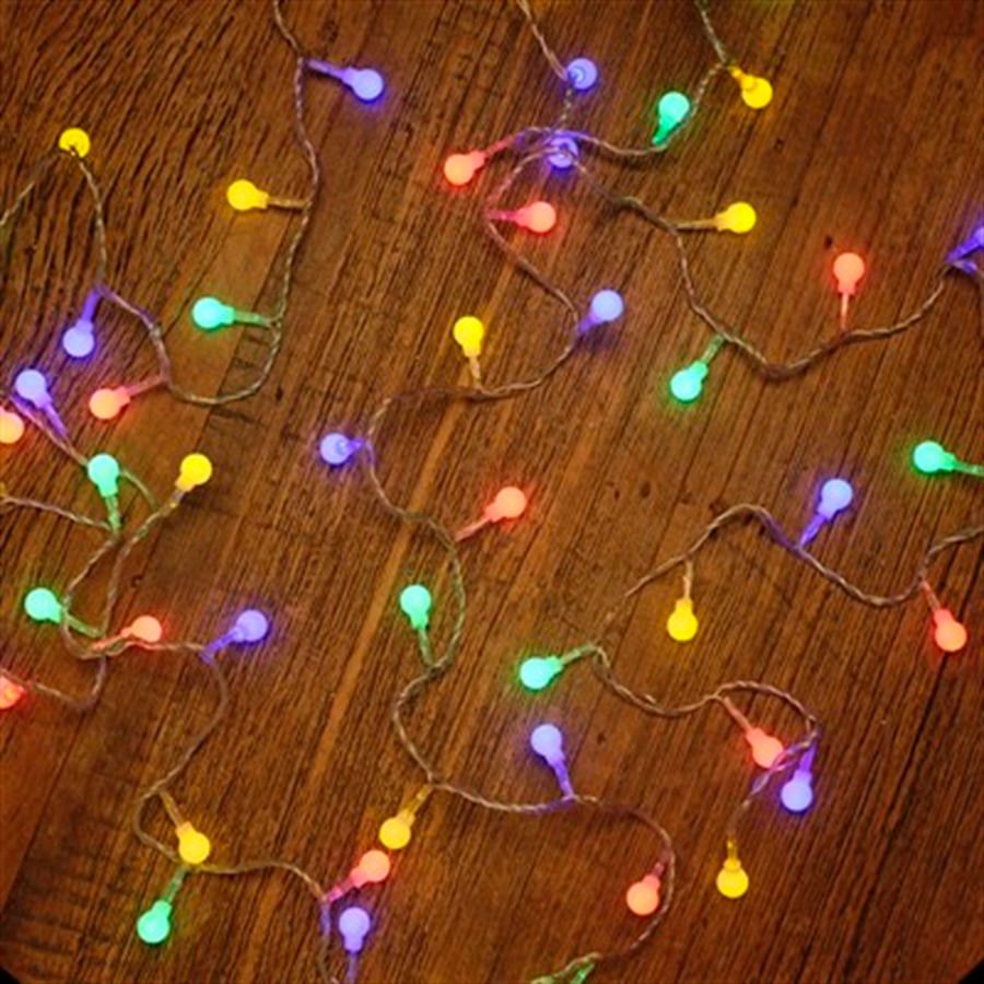 Pisca Pisca com 100 Leds Colorido Cordão Incolor 6m 120V - Festas da 2 ...