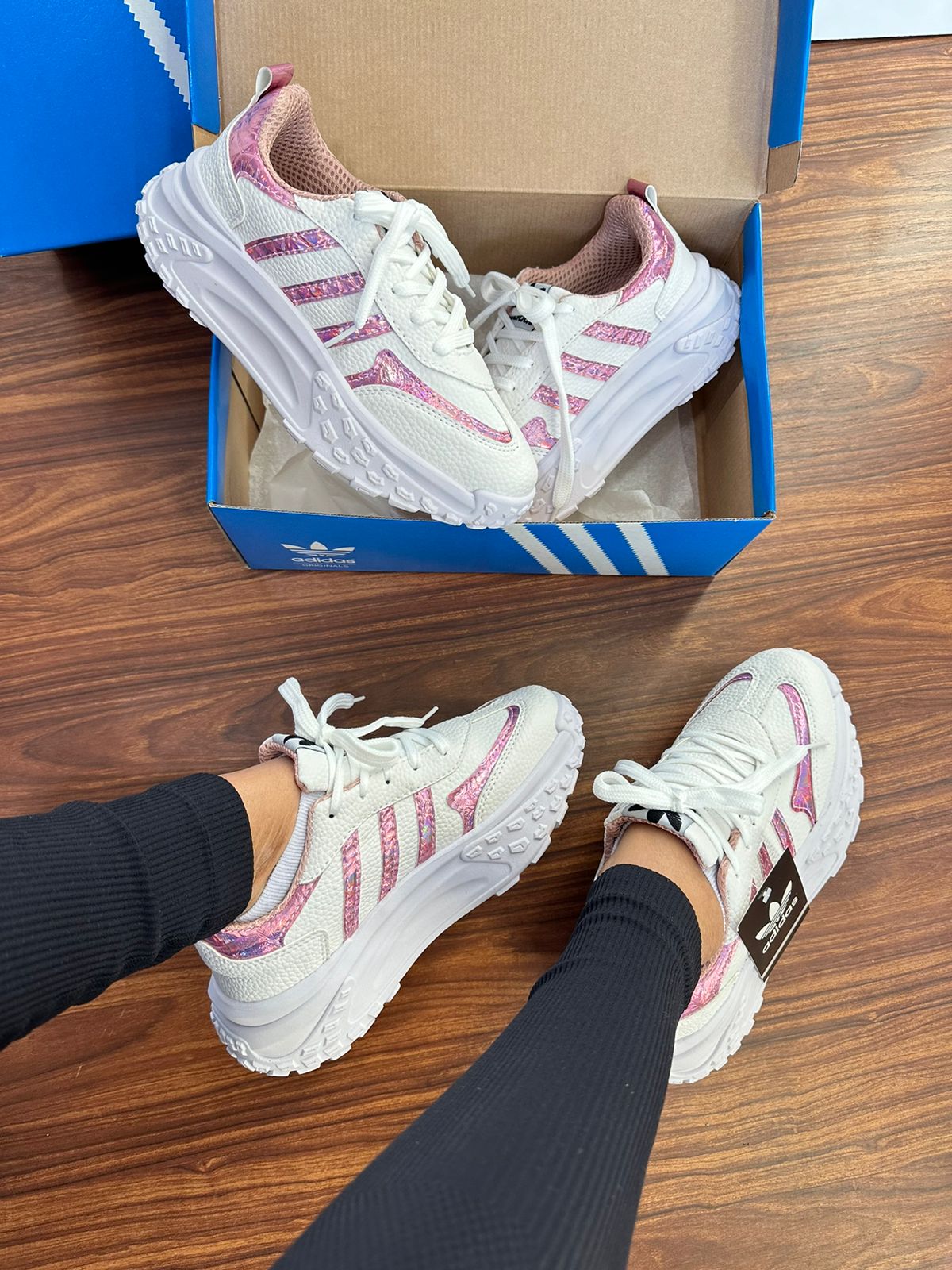 Tênis Adidas Nix Plataforma Rosa - 01 shoes