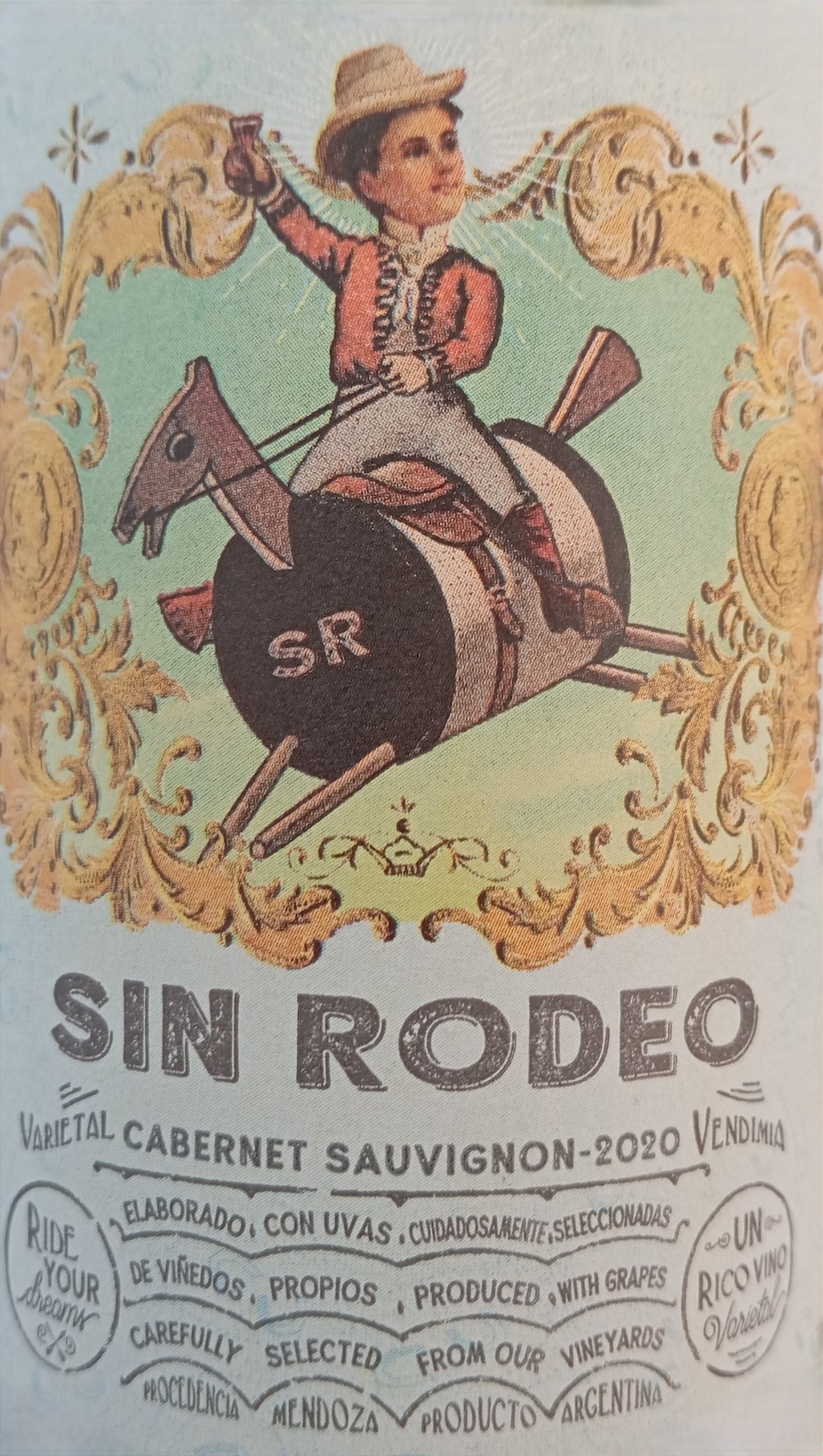 Vinho Tinto Seco Cabernet Sauvignon 2020 Sin Rodeo 750ml - PELPER