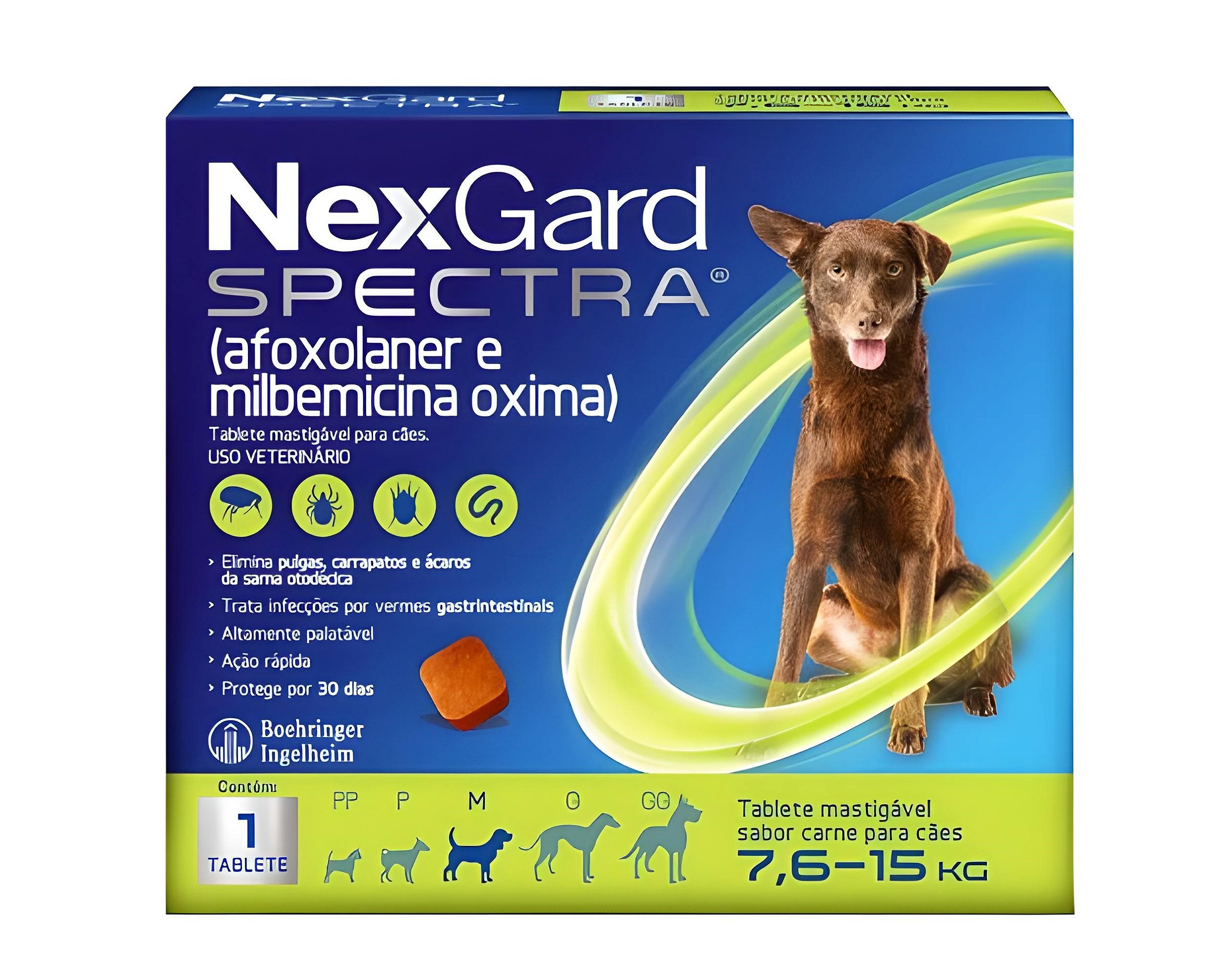 Nexgard Spectra M de 7,6kg a 15kg - Petsiga