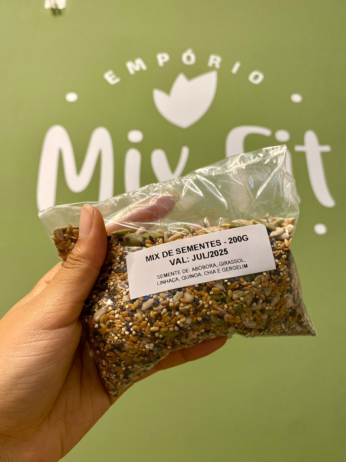 Mix de Sementes Funcionais - Empório Mix Fit Saudável