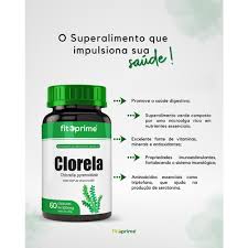 Clorela 60 cápsulas - Empório Mix Fit Saudável