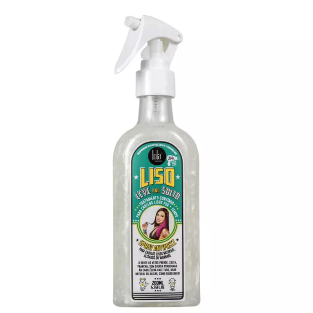 Spray Antifrizz Liso, Leve and Solto Lola Cosméticos 200ml - Proteção ...