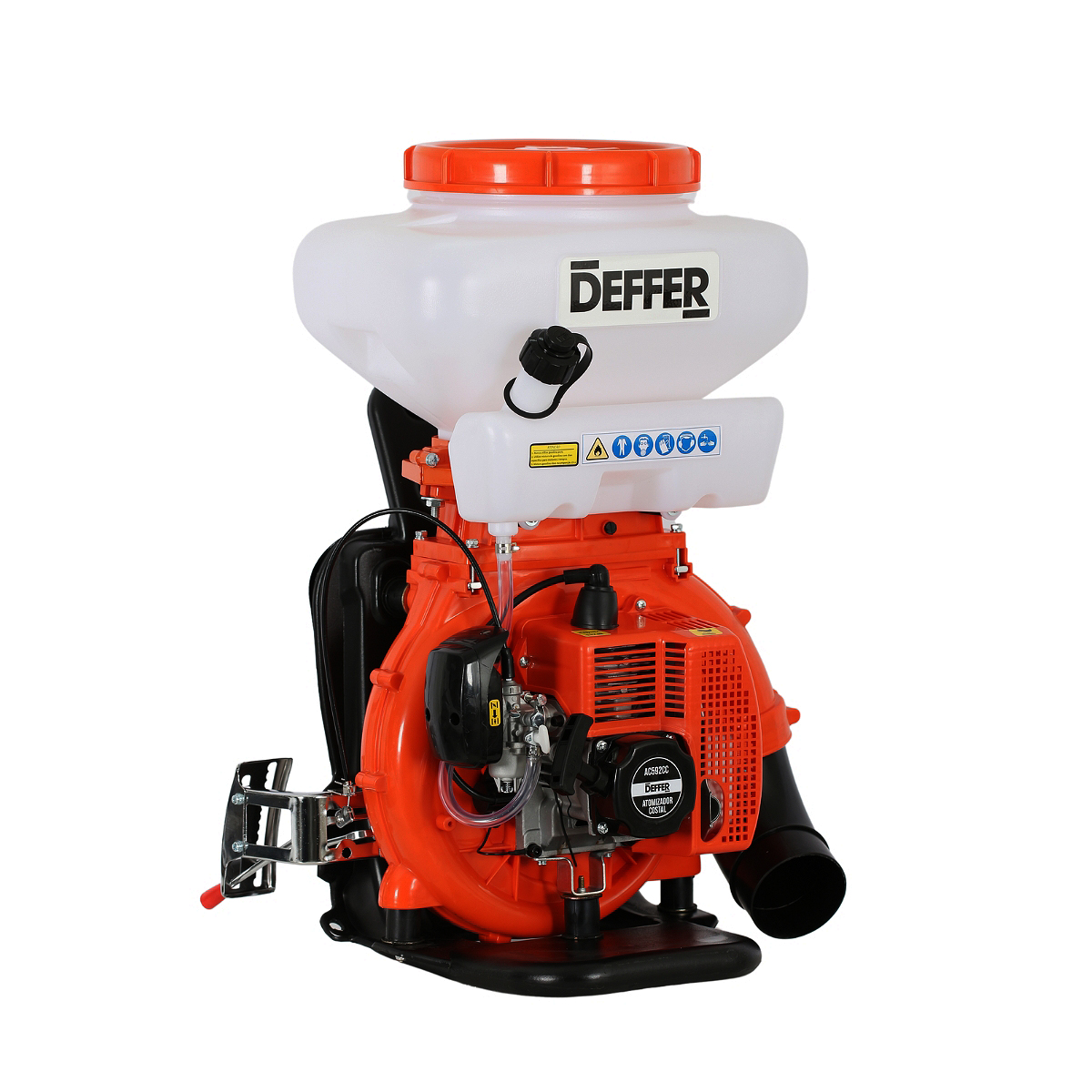 Atomizador costal a gasolina 59,2CC 3,6CV Deffer Modelo: AC592CC ...