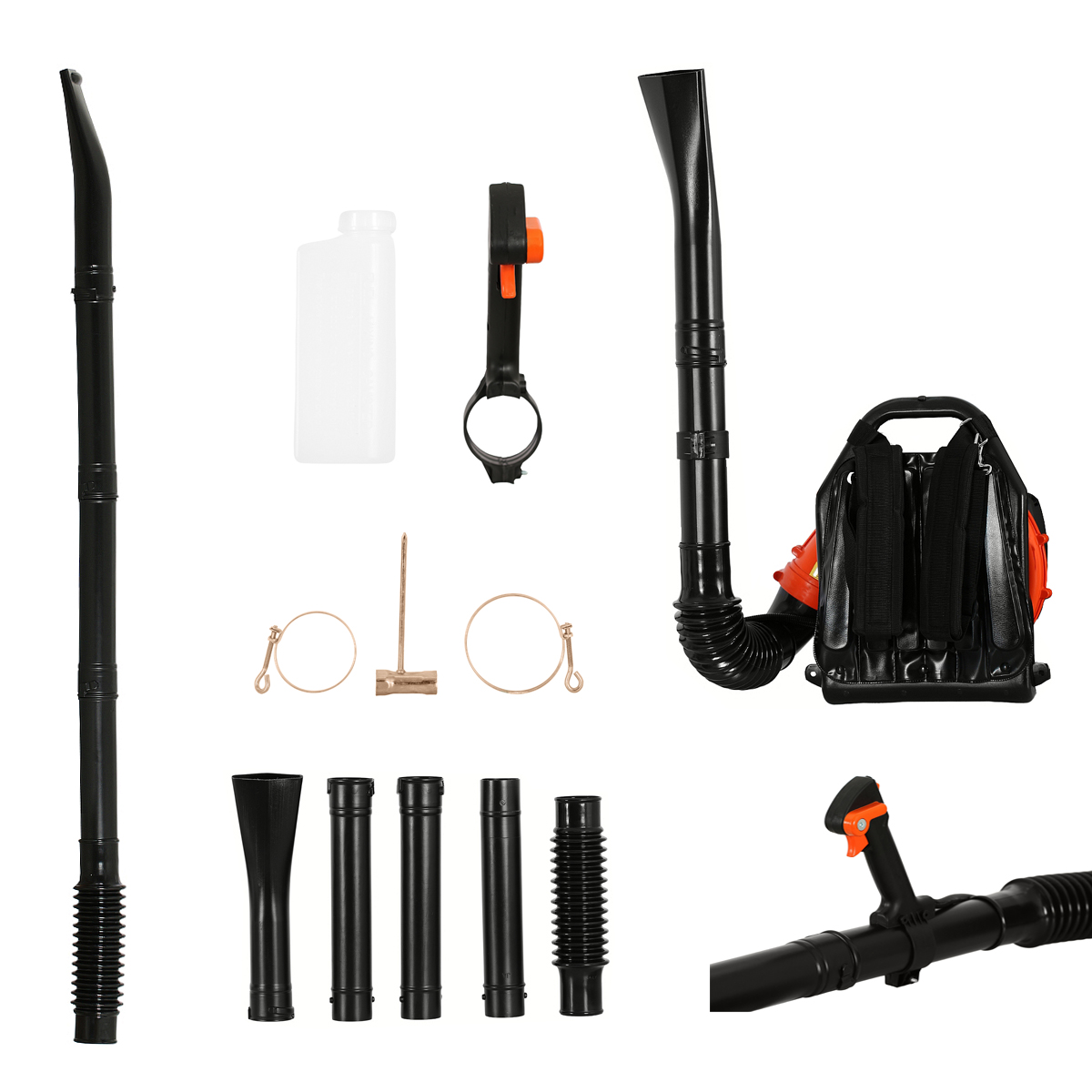 Soprador de folhas costal a gasolina 59,3cc Deffer Modelo: SO593CC ...