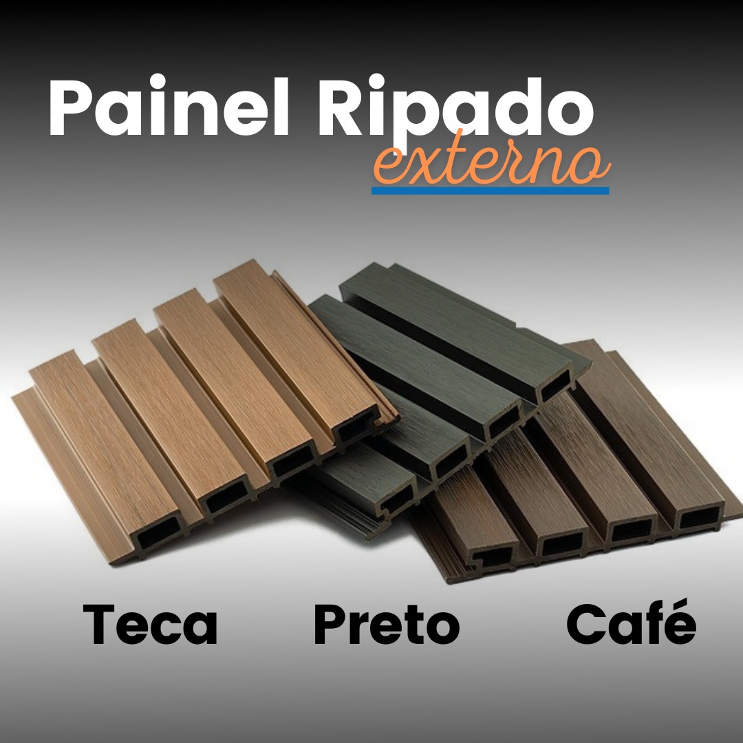 Painel Ripado WPC para Fachada - Conteko
